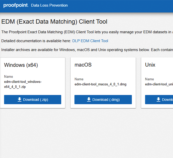 Data Loss Prevention Enterprise, Proofpoint (DLP) • Aken